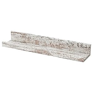 Wood Floating Shelves for Wall, 21.5" Storage Shelf for Kitchen Decor (Stained)