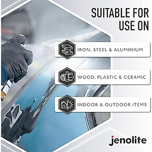 JENOLITE Directorust Spray Paint for Metal - COBALT BLUE - Gloss Finish for Indoor and Outdoor use - Multi-Surface for Metal, Plastic, Ceramic, Wood & Rusted Surfaces - 400ml (13.52fl oz), RAL5013