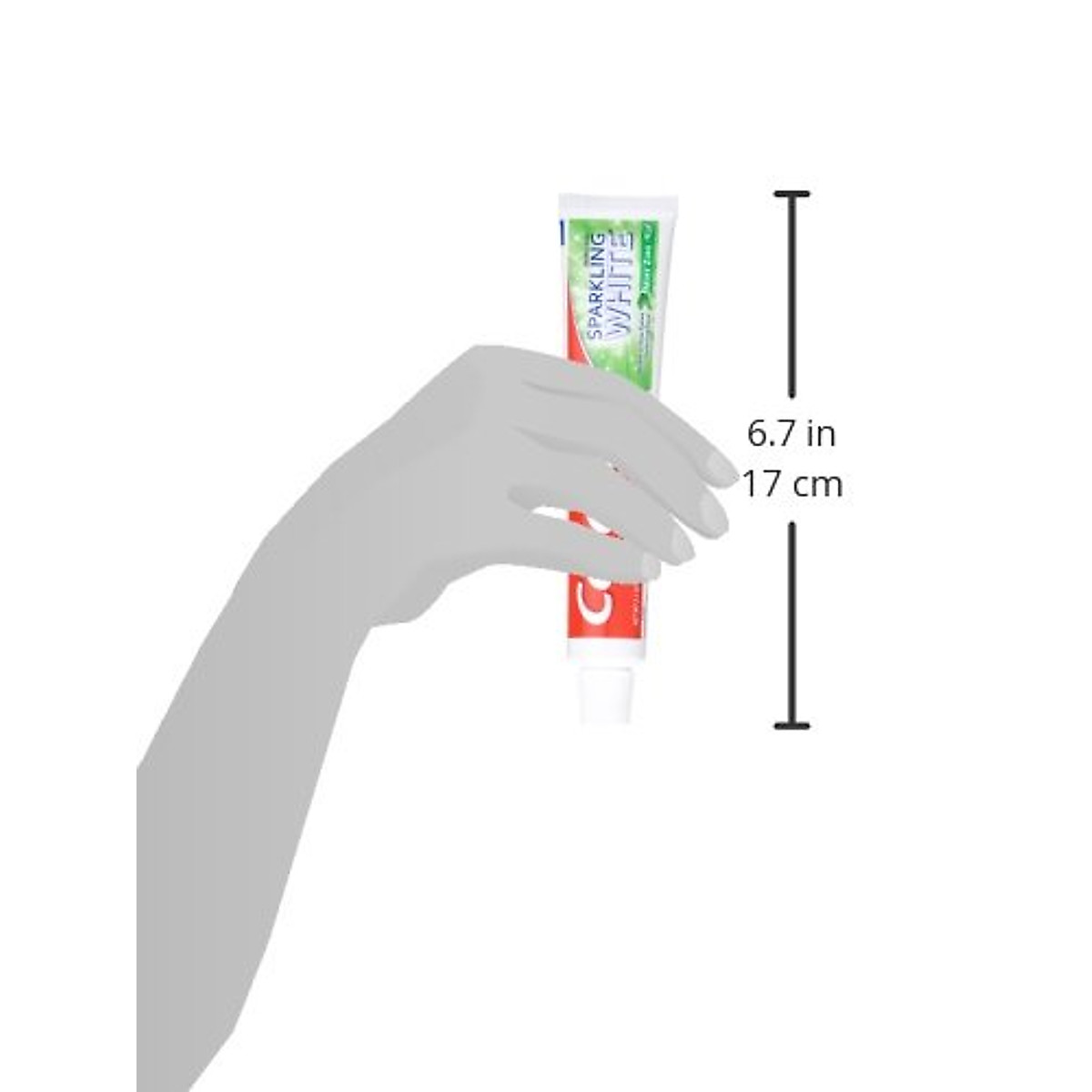 Colgate Sparkling White Gel Toothpaste, Mint Zing, 2.5 Ounce (Pack of 6)