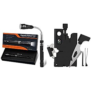 LED Magnetic Pickup Tool, Christmas Stocking Stuffers Gifts for Men Cool Stuff Gadgets, Telescoping Magnet Pickup Tools Extendable 22", Unique Birthday Gift for Dad, Grandpa for Hard to Reach Place