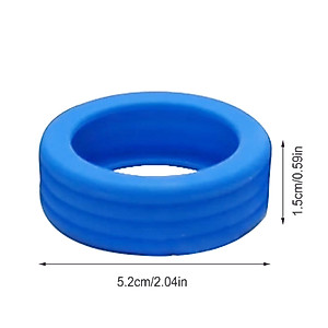 FUUZIO Luggage Wheels Cover, 8 Pcs Silicone Wheels Cover for Most Luggage, Washable Suitcase Cover Protector Anti Scratch Suitcase Cover Carry On Luggage Wheels Cover for Women Men