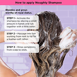 Noughty 97% Natural Pumped Up Volumising Shampoo to Gently Cleanse and Volumise Fine or Limp Hair with Red Grape and Vitamin B5, Sulphate Free Vegan Haircare 250ml