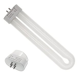 Raindot Bug Zapper U Type Replacement Bulbs 15 Watt,Bug Bulb Zapper Fluorescent UV Lamp Tube - Insect Attracting Lamp FUL15W-BL