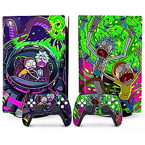 XSUID P-S5 Skin - Disc Edition Anime Console and Controller Accessories Cover Gift Full Set Green