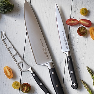 Messermeister Meridian Elite 6” Utility Knife - Fine German Steel Alloy Blade - Rust Resistant & Easy to Maintain