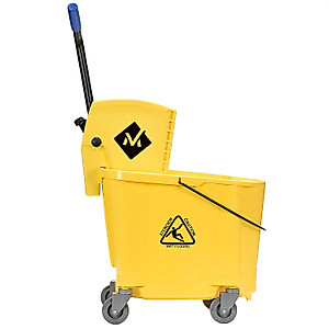 Member's Mark Commercial Mop Bucket with Wringer (36 qt.) (Yellow)