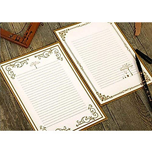 IMagicoo 64 Vintage Retro Cute Design Writing Stationery Paper Letter Set (White)