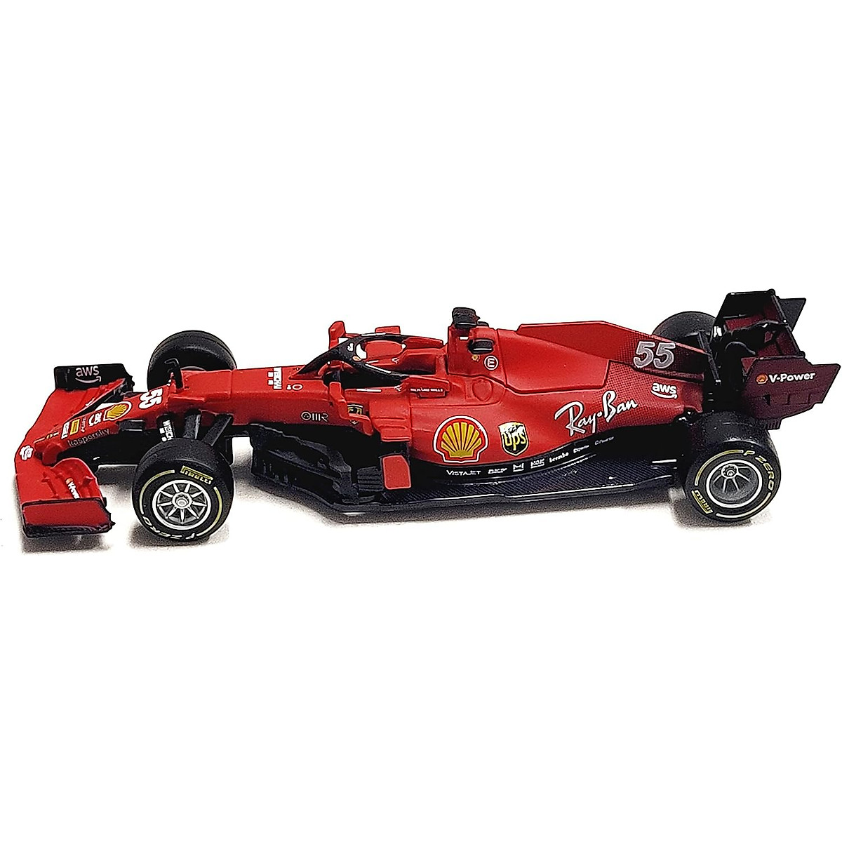Bburago B18-36829S 1:43 F1 2021 Ferrari SF21 SAINZ, Assorted Designs and Colours