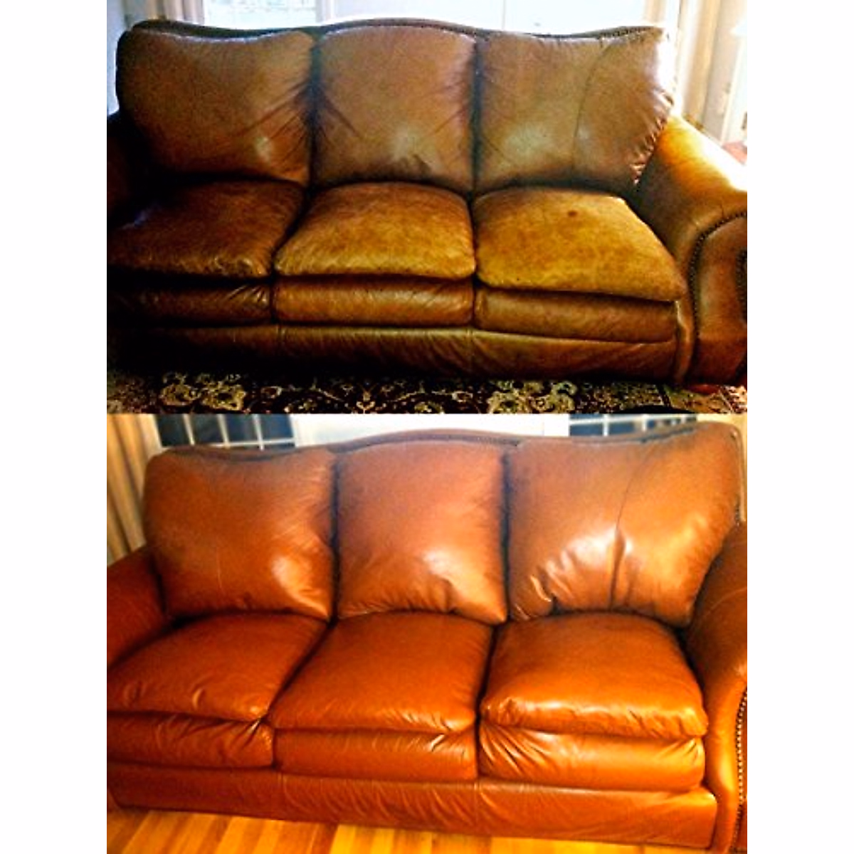 Furniture Leather Max Complete Leather Refinish and Repair Kit/Now with 3 Color Shades to Blend with/Leather & Vinyl Restorer (Wine Blend)