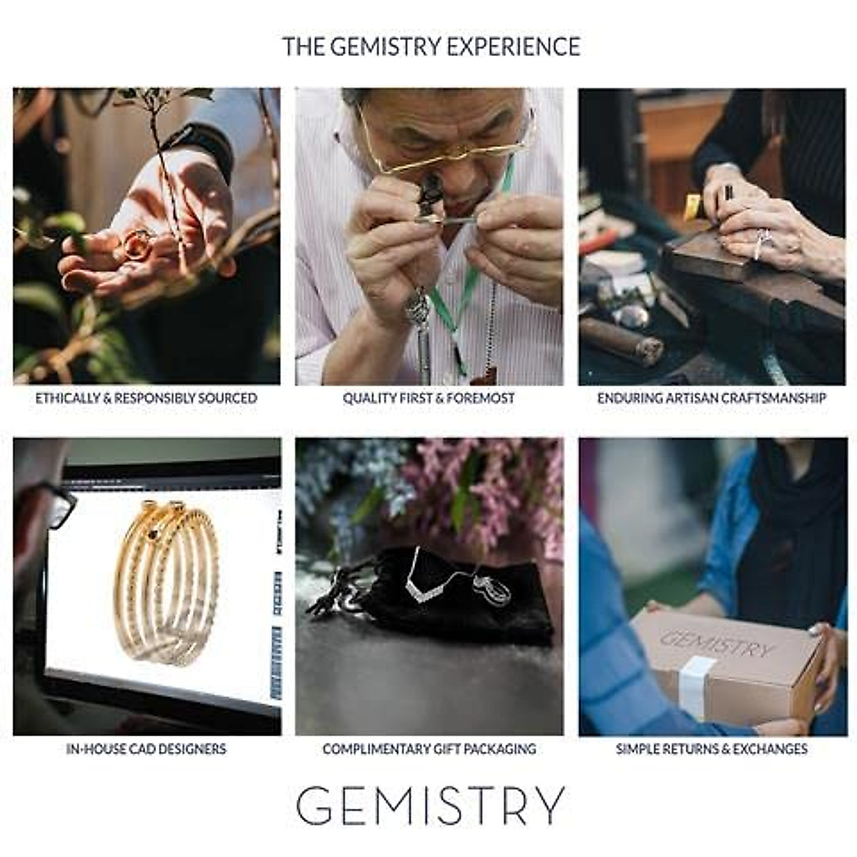 GEMISTRY Heidi 14k Gold over Sterling Silver Swiss Blue Topaz Gemstone Stackable 3-Stone Baguette Ring