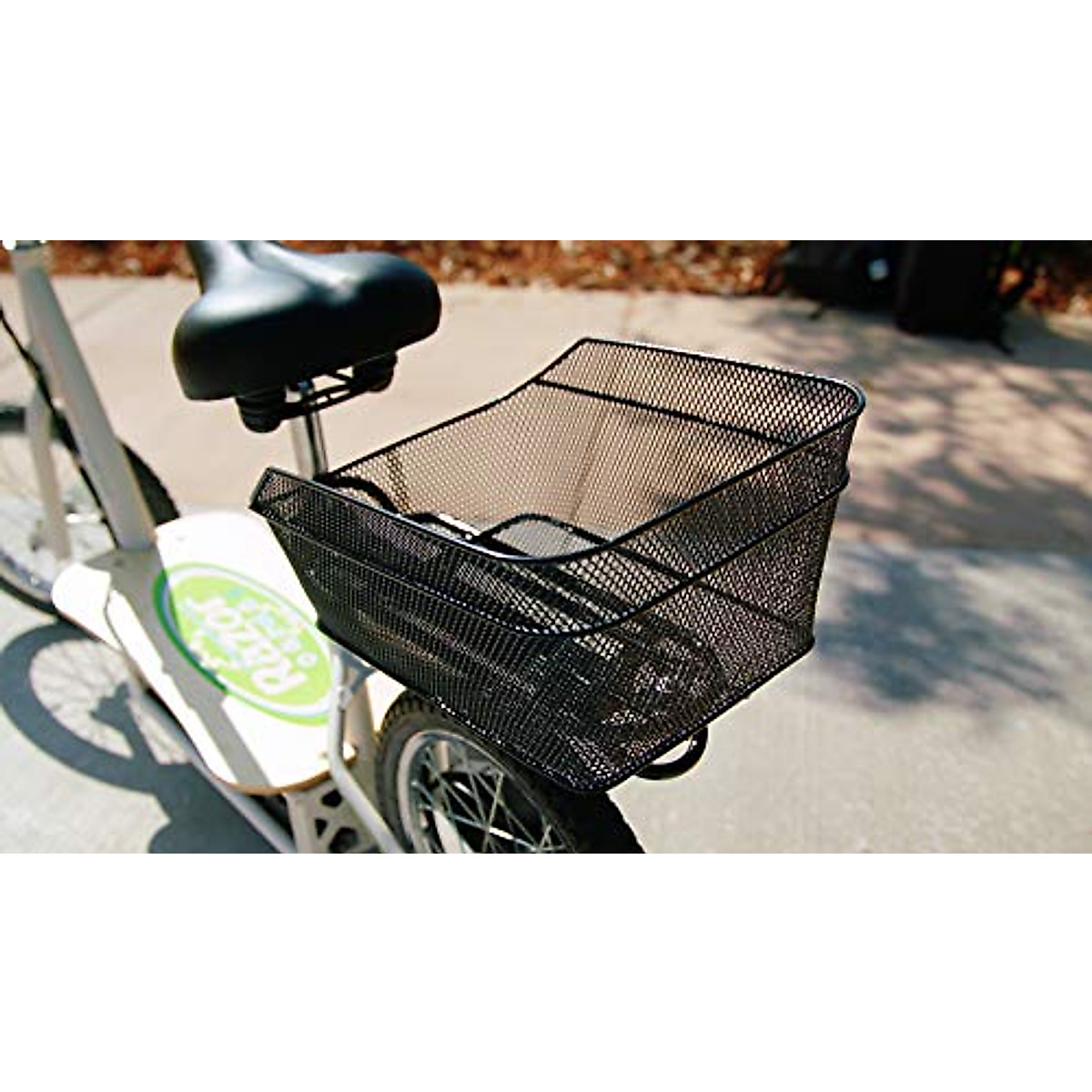 EcoSmart Metro Electric Scooter – Padded Seat, Wide Bamboo Deck, 16" Air-Filled Tires, 500w High-Torque Motor, Up to 18 mph, 12-Mile Range, Rear-Wheel Drive