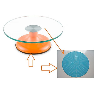 ShanLily Round Silicone Baking Mats For 12 Inch Cake Pan, Food Grade, Non-Stick, Reusable Silicone Mat For Baking Pan For Bread/Tortilla/Pastry