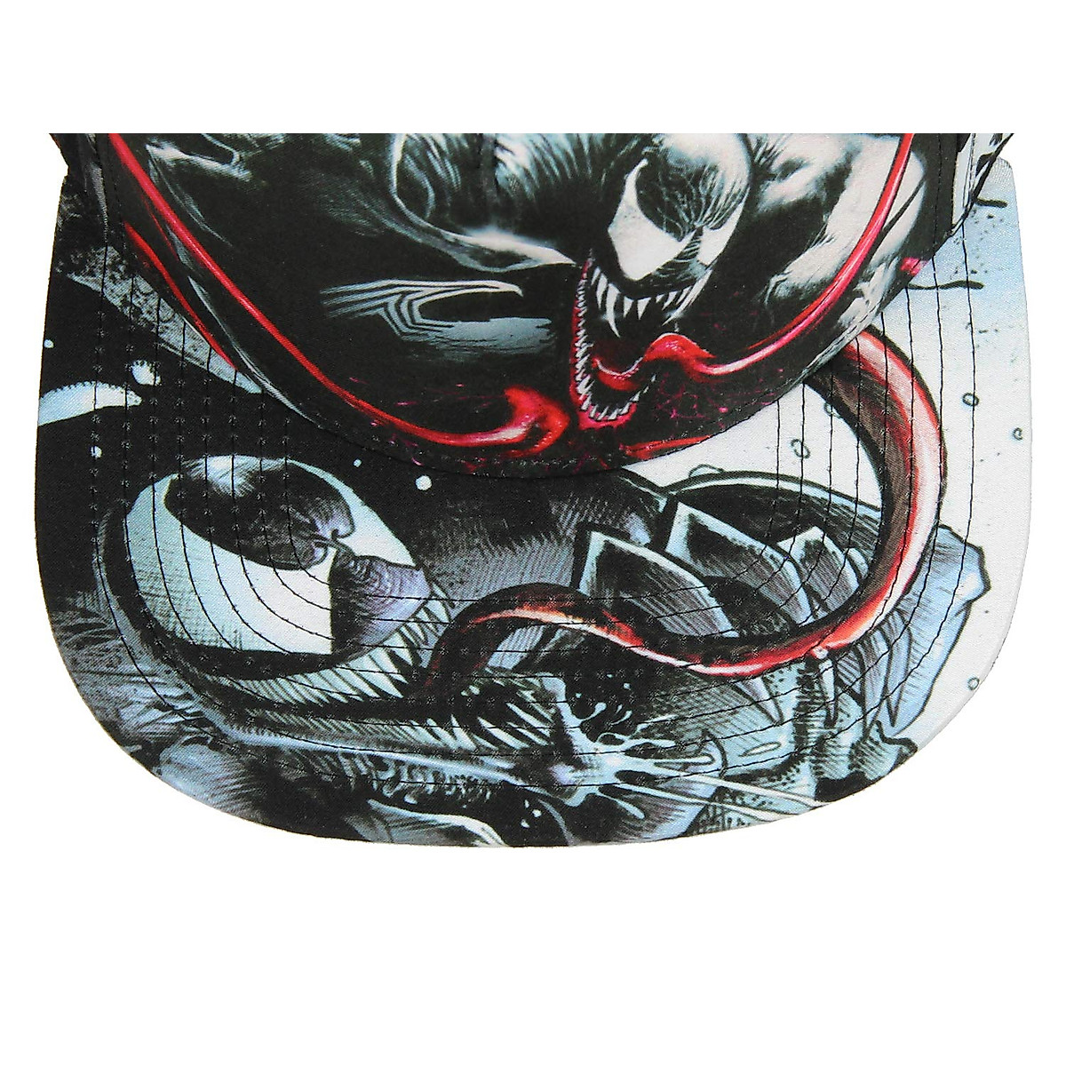 Marvel Comics Venom Sublimated All Over Print Snapback Hat