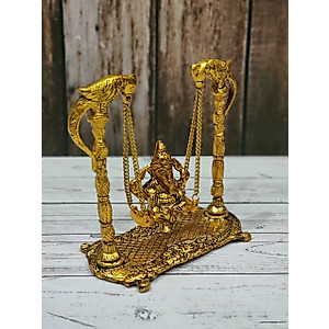 GiftNagri Golden Oxidized Metallic Ganesh Jhula