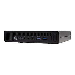 HP EliteDesk 800 G2 Desktop Mini Business PC Computer, Intel Quad Core i5-6500T, 16GB RAM, 1TB SSD, Windows 10 Pro, 16GB Flash Drive, Wireless Keyboard & Mouse, WiFi (Renewed)
