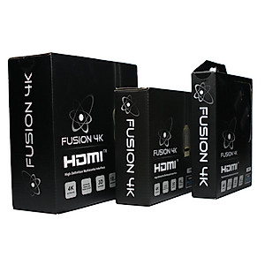 Fusion4k High Speed 4K HDMI Cable (4K @ 60Hz) - Professional Series (6 Feet)