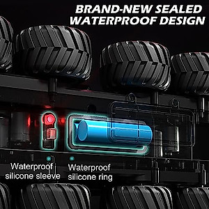 RANFLY RC Cars for Boys Age 8-12, 8WD Amphibious Remote Control Car with 2 Battery, 1:12 Offroad Waterproof RC Trucks, 2.4G All Terrain RC Drift Cars for Adults