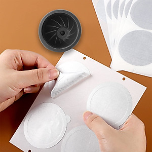 120 Pcs Aluminum Foil Lids, Foil Seals Lids to Reusable Coffee Pods Aluminum Foil Seals Compatible with Nespresso Vertuo Refillable Pods, 62mm