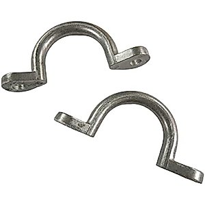 HCLLPS Replace Trailer Tie Loop 2" I.D. Aluminum Bolt-On Lashing Rope Tie Down Ring Horse (2 Pack)