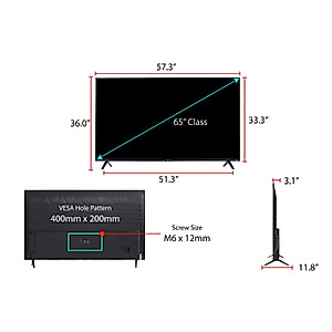 TCL 65S425 65 Inch 4K UHD HDR Smart Roku TV (2019)