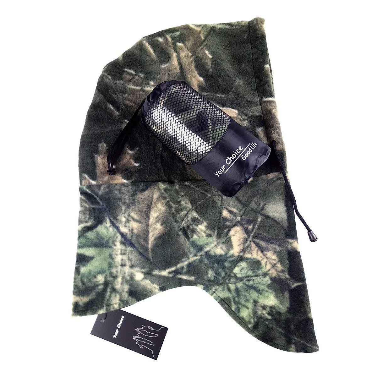 Your Choice Balaclava Ski Mask for Men, Hunting Face Mask, Camo Balaclava Face Mask Men for Cold Weather, Hunting Gear Gifts for Men Women, Extra Long Design