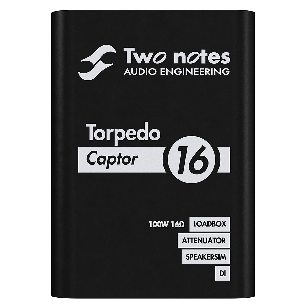 Two Notes Torpedo Captor Reactive Loadbox, DI and Attenuator - 16 Ohm