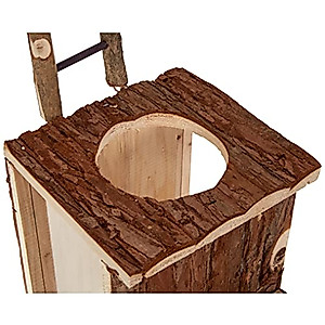 TRIXIE Natural Living Play and Burrow Tower, 20 × 20 × 16 cm
