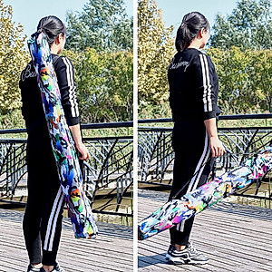 BESTOYARD Fishing Rod Bag Fishing Rod Storage Bag Fishing Tackle Fishing Pole Carrying Fishing Gear Organizer Fishing Supplies Fishing Rod Case Fishing Tools Portable Oxford Cloth Tote Bag