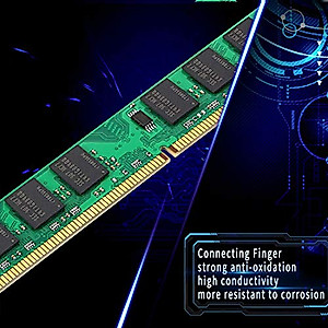 8GB Kit (2GBX4) DDR2 800 Udimm RAM, Kuesuny PC2-6400/PC2-6400U 1.8V CL6 240 Pin Non-ECC Unbuffered Desktop Memory Modules
