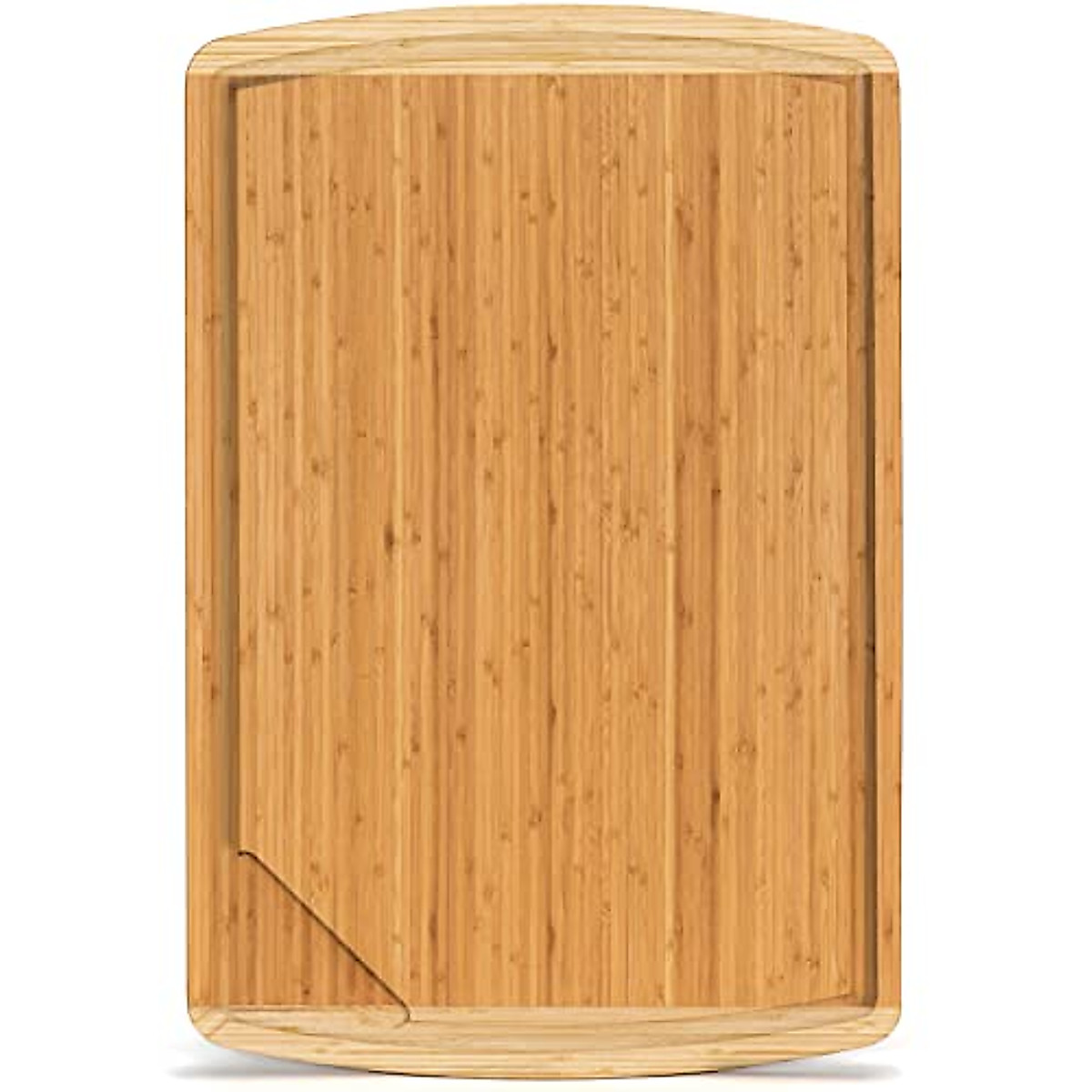 22 x 12 Extra Large Bamboo Cutting Board XXXL for Kitchen with Juice Groove Pour Spout & Handles and Heavy Kitchen Chopping Carving Board for Meat, Turkey, BBQ, Vegetables