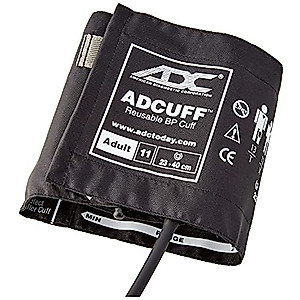 ADC 731BK Multikuf Model 731 3-Cuff EMT Kit with 804 Portable Palm Aneroid Sphygmomanometer, Small, Adult, Black