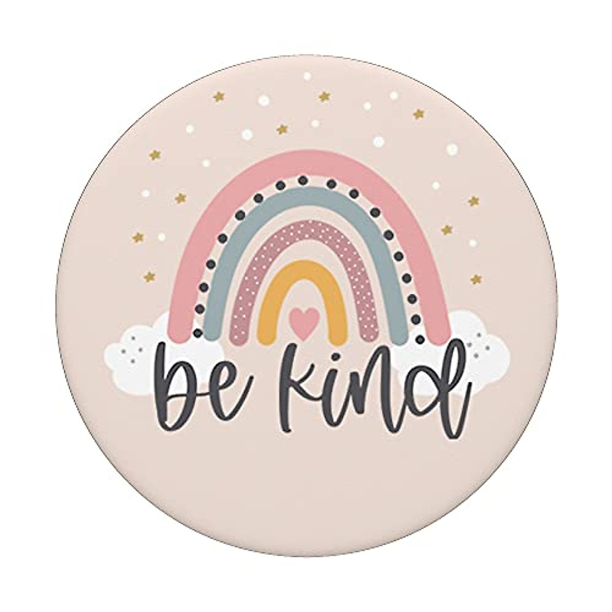Be Kind - Cute Rainbow Positive Quotes Inspirational Saying PopSockets Swappable PopGrip