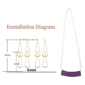 Yoga Rope,New Yoga Auxiliary Training Wall Rope 17mm Aids Tool Pilates Flexbands Yoga Pilates Yoga Supplies