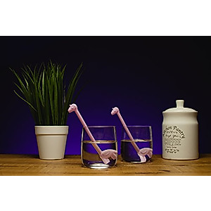 Paladone Unicorn Straws - Reusable Plastic Straws - Set of 2