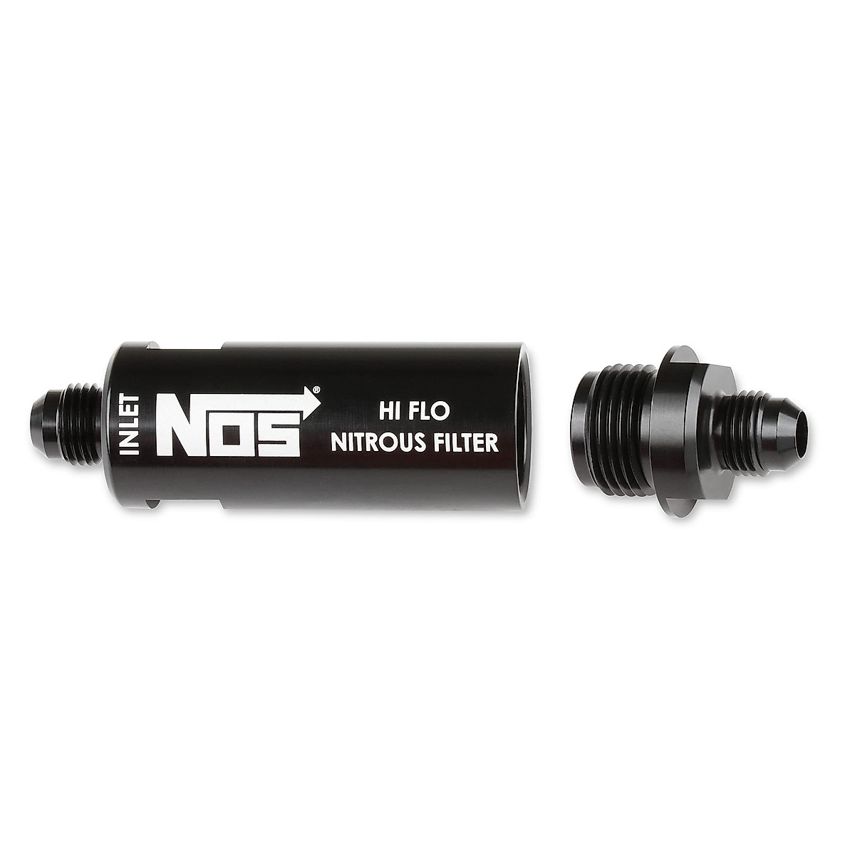 NOS 6An, Hi-Flo Nitrous Filter, Black