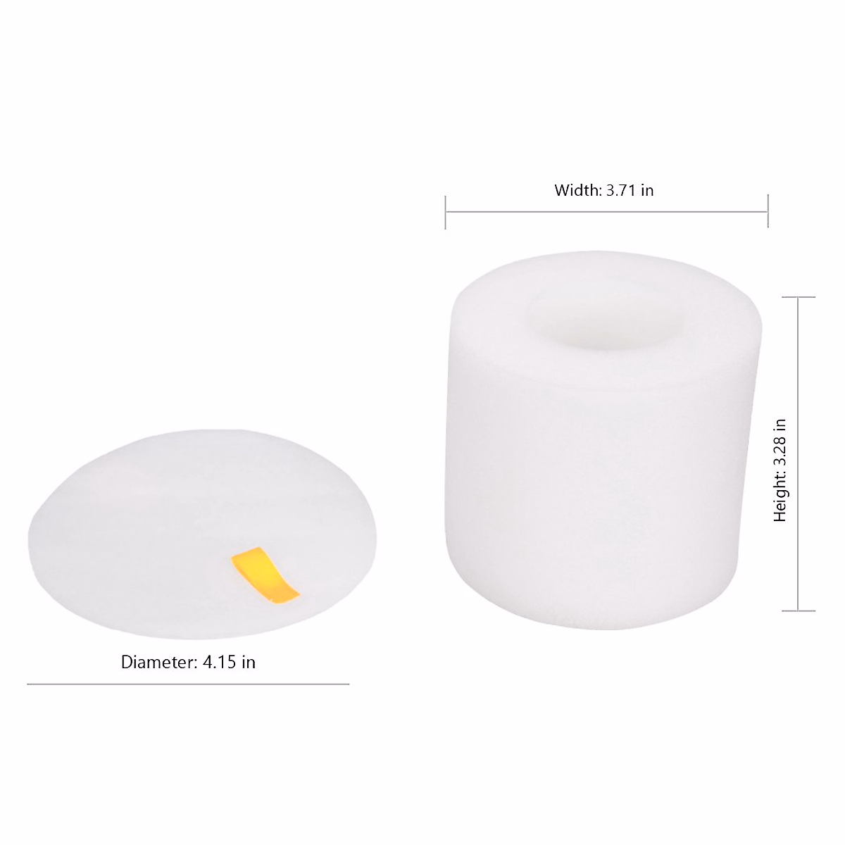 I-clean Replacement Shark NV650 Filters, Compatible with Shark Rotator Pro Lift-away NV650 NV752 NV751 NV651 NV652,APEX AX950, AX952 Vacuum Cleaner Parts,Parts # XFF650 & XHF650