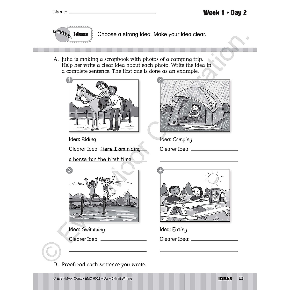 Evan-Moor Daily 6-Trait Writing, Grade 3