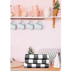 RIANGI Floral Kitchen Towels Yellow Kitchen Towels Set of 6 Yellow Dish Towels for Kitchen,Yellow Kitchen Decor 100% Cotton Size 20x28 Inches - Now Designs Kitchen Towels