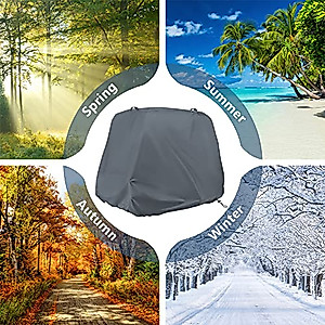 TORUTA Miter Saw Cover 600D Heavy Duty Oxford Cloth 27.55"Lx23.62"Wx27.55"H Water and Sun Protective Cover for Composite Wood Saws