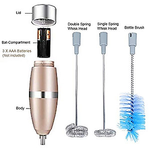 Foam Maker Electric Milk Mixer, Egg Beater, Coffees, Smoothies Whipped Cream for Home Kitchen