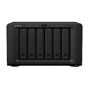 Synology DiskStation DS1618+ NAS Server for Business with Intel 2.1GHz CPU, 32GB Memory, 12TB SSD Storage, DSM Operating System, iSCSI Target Ready