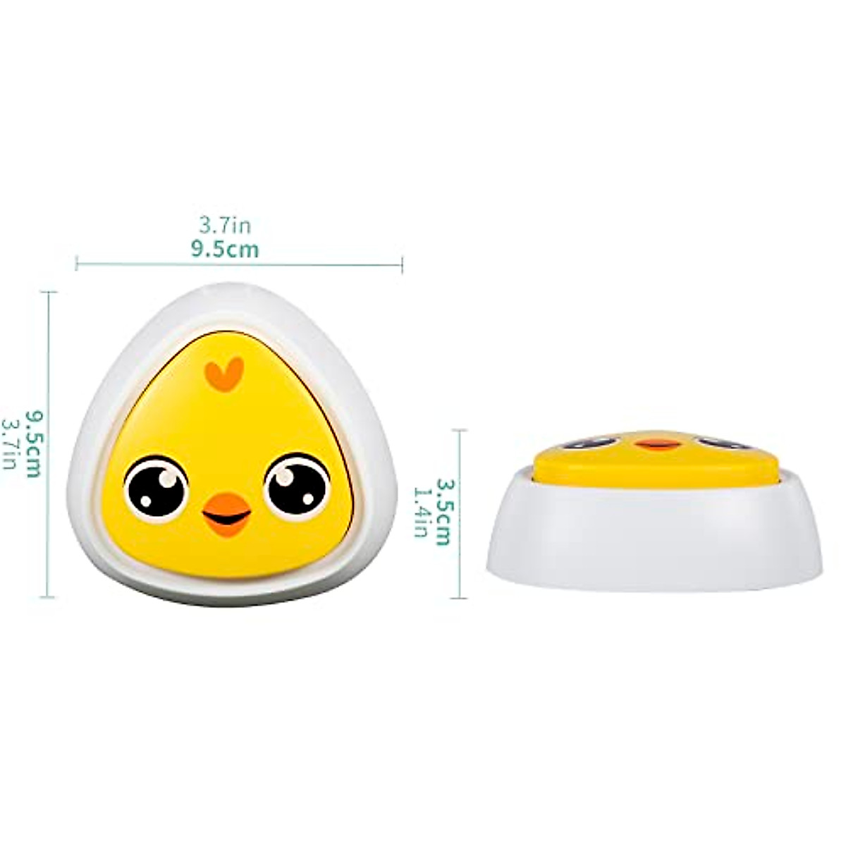 TEMI Touch High Jump Counter for Kids, Kids Growth Chart with Voice Counter from 1-60, Height Chart for Wall, Children Jump Training Equipment, DIY Stickers, Jump Trainer Toys for Boys Girls Kids