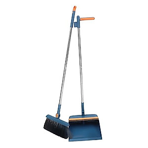 FOYTOKI 1 Set Household Supplies Cleaning Tool Garbage Sweeping Tool Garden Broom Refuse Dustpan Standing Household Broom Cleaning Broom Sweeping Dustpan Broom Dustpan Kitchen Plastic