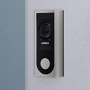 Lorex 1080p Wi-Fi Video Doorbell Security Camera with Motion Detection, Smart Security Lighting, IR Night Vision, Ultra Wide Angle Lens & 2-Way Talk – Includes 16GB SD Card [Requires Wiring]