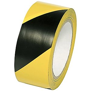 Incom - VHT210 INCOM Manufacturing: Hazard Warning Conformable Tape, 2" x 54', Yellow/Black