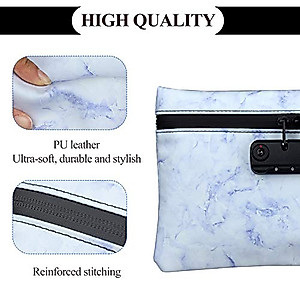 YEEFINE Smell Proof Bag with Combination Lock,Odor Proof Travel Bag PU leather for Cosmetic,Grinder,Herbs,Spices and travel stash storage (Black)