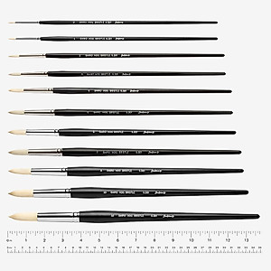 Jackson's : Shiro : Professional Hog Bristle Hair Brush : Round : No.5