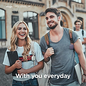 elago Silicone Case with Carabiner Compatible with AirPods 3 - Premium Silicone, Wireless Charging Available, Shockproof Protection (Mint Green)