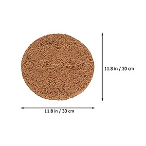 Yardwe Zoa 2pcs Natural Bird Bird Nesting Bowls Pigeon Egg Pigeon Eggs Hatch Mat: 10pcs Birdhouse