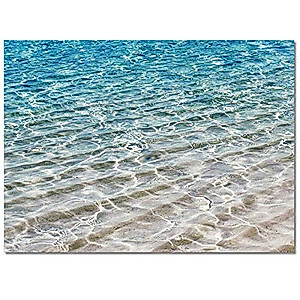 Ocean Themed Area Rug, Blue Sea Water Waves Rugs for Living Room Bedroom Decor Kids Room, Beach Themed Non-Slip Non-Shedding Accent Area Rugs 2x3ft, Room Decor Aesthetic Carpet Home Decor Washable Rug